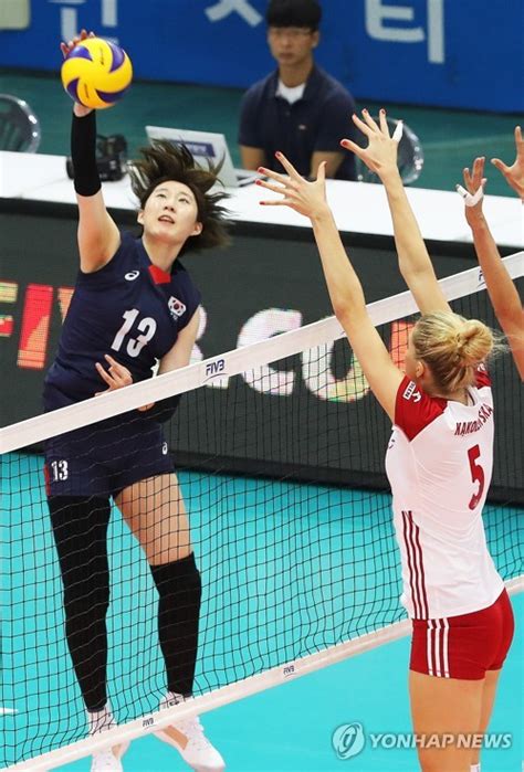 박정아 강력한 스파이크