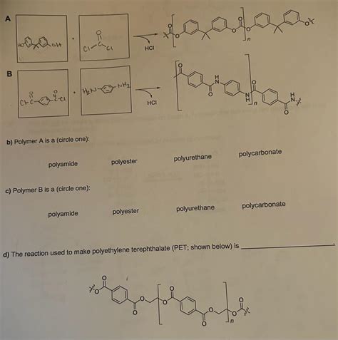 Solved Can Someone Help Me Identify The Polymers From The