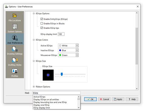 enhance your drafting with egrips in draftsight draftsight blog