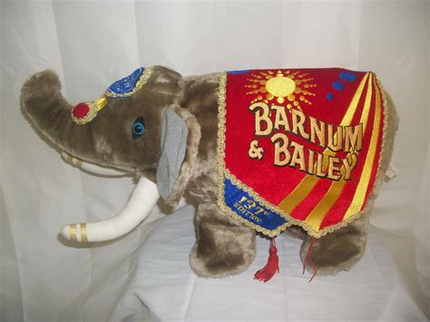 Ringling Bros Barnum Bailey Circus Elephant 137th Edition Plush Stuffed