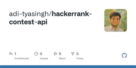 Github Adi Tyasinghhackerrank Contest Api