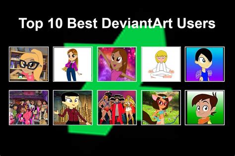 Top 10 Best Deviantart Users My Version By Toonprincess309 On Deviantart