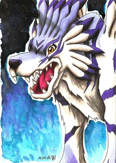 Garurumon By Koza Kun On Deviantart Digimon Digital Monsters Digimon