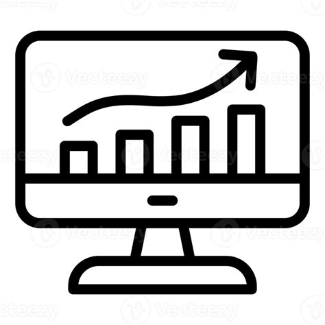 Graph Structure Outline Icon Increase Icons Collection Chart Silhouette 32415551 Png
