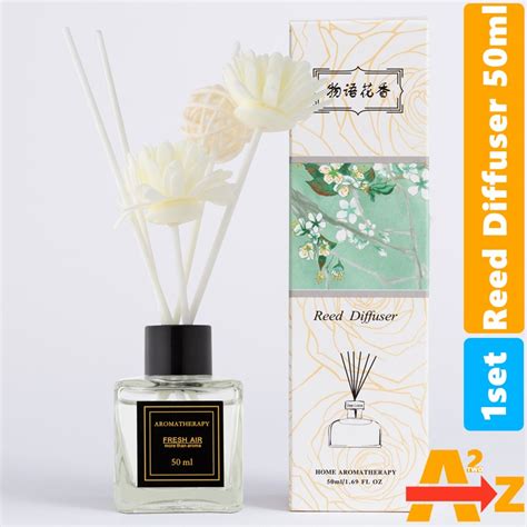 Jual Reed Diffuser Pengharum Ruangan Parfum Essential Oil Stick 50ml
