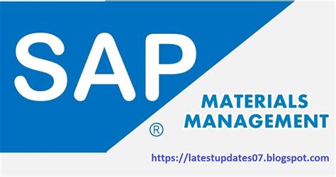 Sap Mmmaterials Management