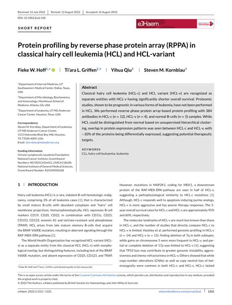 Pdf Protein Profiling By Reverse Phase Protein Array Rppa In