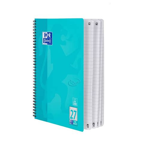 Oxford Collegeblock Touch Lin 27 A4 80 Blatt 90 G Qm Aqua 2 93