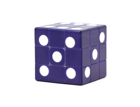 Mini Cubo Mágico Personalizado Dado Preto Exclusividade Cuber Brasil