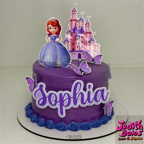 Bolo Da Princesinha Sofia 64043 Judith Bolos