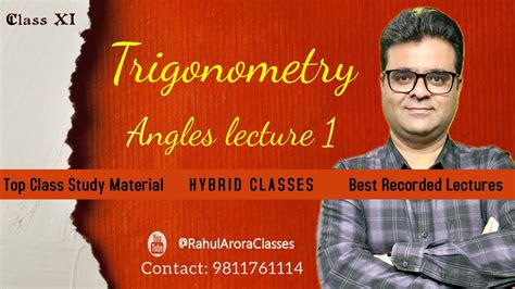 1 angles lecture 1 youtube