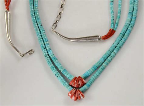 Ray Lovato Turquoise Heishi Necklace Hoels Indian Shop