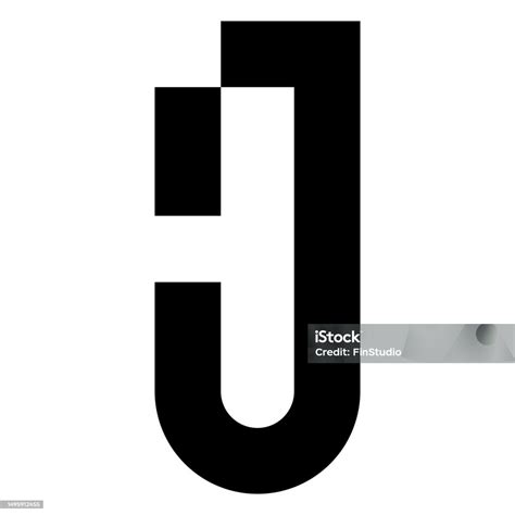 Professionelles Innovatives Hjlogo Und Jhlogo Letter Hj Oder Jh Minimal