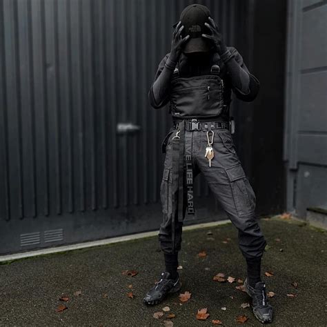 Street Wear Aesthetic Men Tech Wear Aesthetic Aesthetic Outfits Men