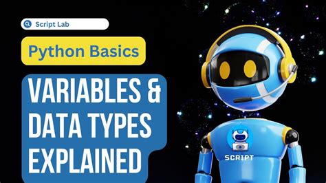 Python Basics Variables And Data Types Explained Youtube