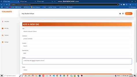 Ahsan Hussain On Linkedin React Nodejs Expressjs Sql Fullstackdevelopment Personalproject