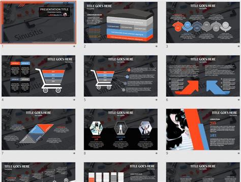 Diagnosis Sinusitis Powerpoint 118616