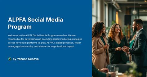 Alpfa Social Media Program