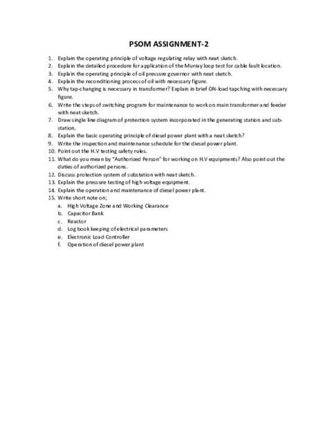 Pdf Psom Assignment 2