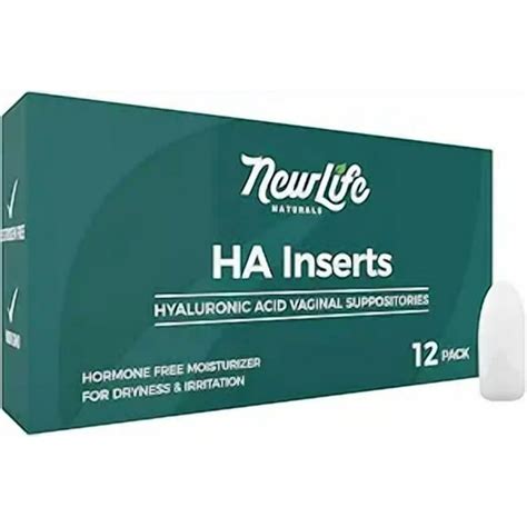 Newlife Naturals Vitamin E Suppositories For Moisture Relief 48