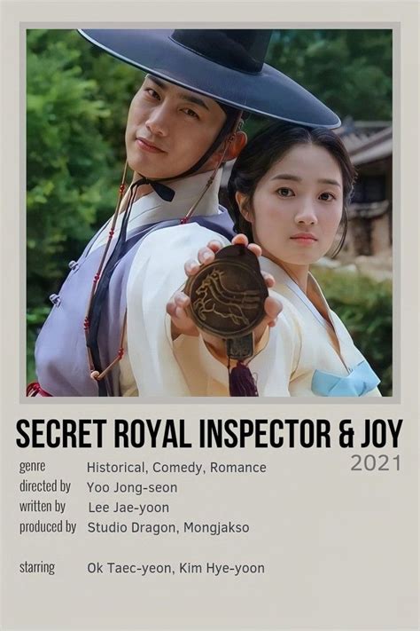 Secret Royal Inspector And Joy Korean Drama Series Drama Tv Shows