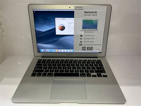 Preowned MacBook Air 13 Inch 2017 A1466