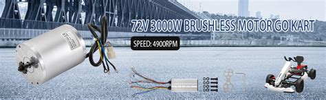 Brushless Motor Go Kart Electric Motor For Go Kart 72v 3000w Wspeed