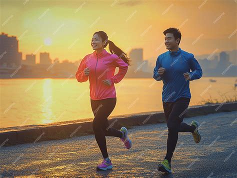 Outdoor Exercise Sports Practice Running Walking Healthy Life Premium Ai Generated Image