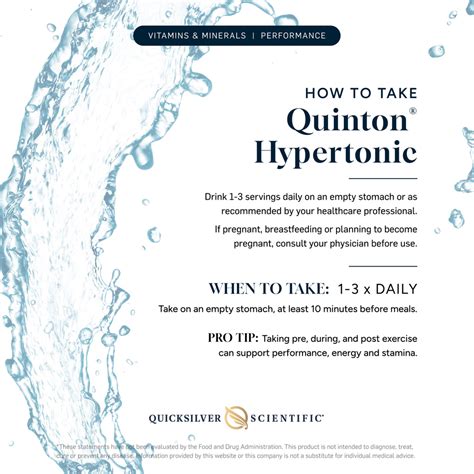 Quinton® Hypertonic 33 Ampoules Quicksilver Scientific