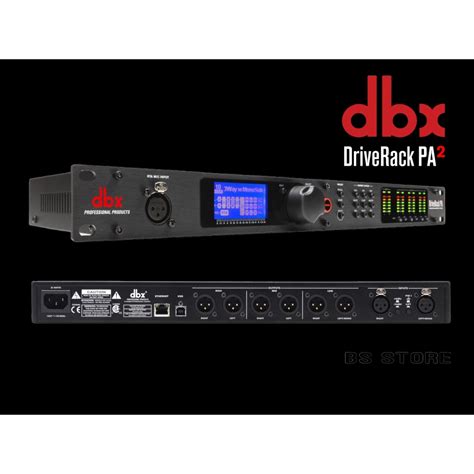 Dbx Driverack Pa2 Complete Loudspeaker Management System Shopee Malaysia