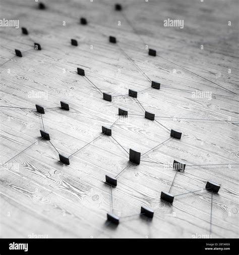 Communication Concept Innovation Optimize Algorithm 3d Rendering Stock