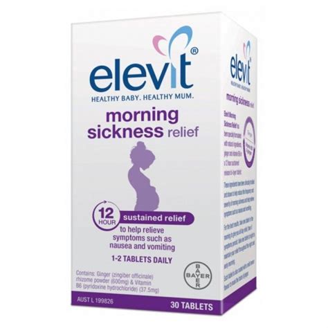 Elevit Morning Sickness Relief 30 Tablets 1799 Morning Sickness