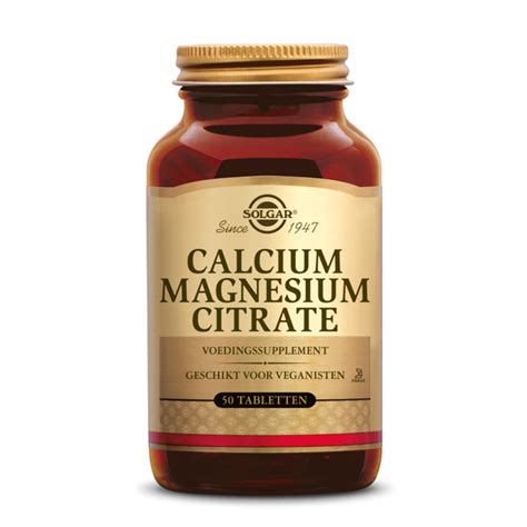 Solgar Calcium Magnesium Citraat Voeding En Supplementen Zorgbaar