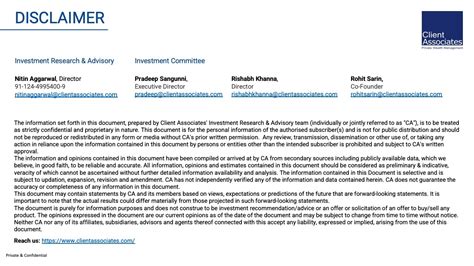 Presentation Client Associates