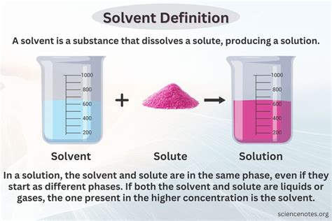 Get The Solvent Definition And Examples In Chemistry And Biology Learn