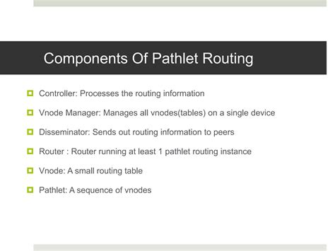 Pathlet Routing Cs513 Pptx