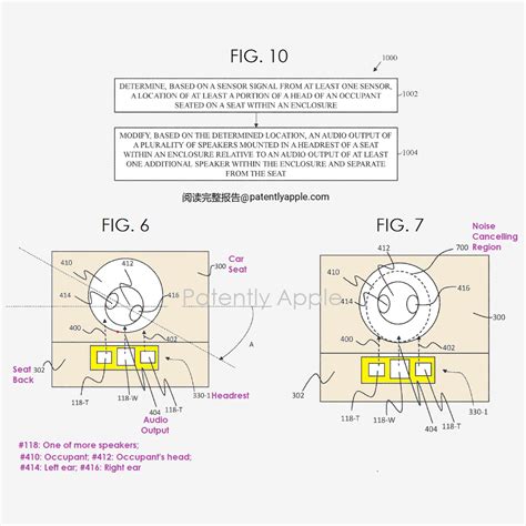 Apple Car Audio System Technology With Headrest Speakers Possibly Leaked In Patent Filing