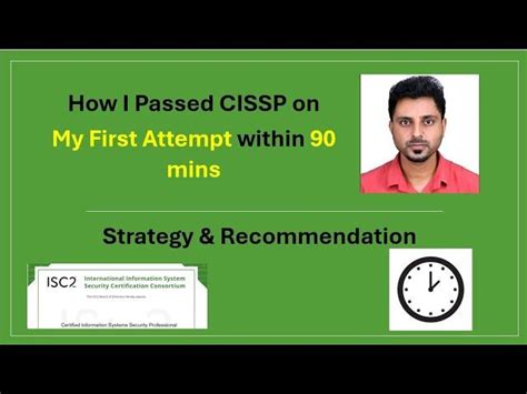 How I Passed Cissp On My First Attempt Within 90 Mins Tips And Strategy Cissp Cissptraining