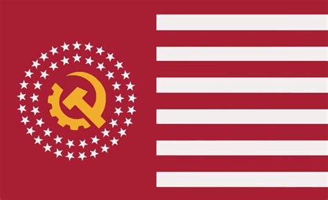 American Communist Party Flag