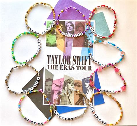 Taylor Swift Album Themed Friendship Bracelets Friendship Bracelets