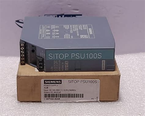 Siemens 6ep1332 2ba20 Sitop Psu100s Power Supply In 120 230vac Out