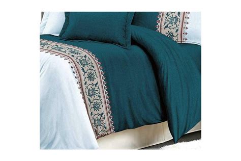 Super King Size Ethel Teal Quilt Cover Set Shopping Planet