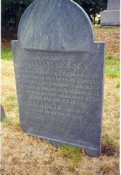 William Hersey 1596 1658 Find A Grave Memorial Find A Grave