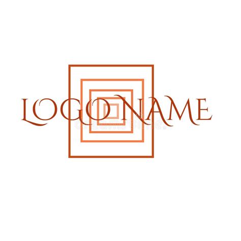 Square Shape Logo Design Stock Illustration Illustration Of Square