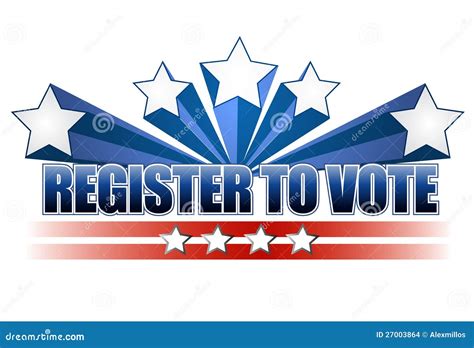 Register To Vote Illustration Design Stock Illustration Illustration
