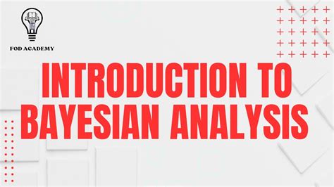 Introduction To Bayesian Analysis Youtube