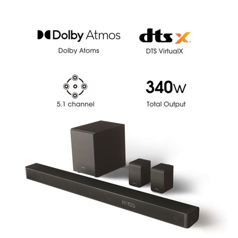 Hisense 5.1 Channel Dolby Atmos Sound Bar AX5100G - HiFi Corporation