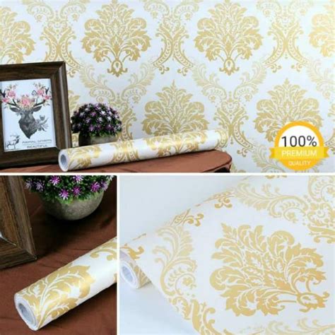 Jual Wallsticker Motif Batik Emas Shopee Indonesia
