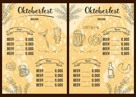 Beer Menu Vector Art Icons And Graphics For Free Download