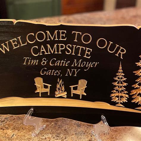 Personalized Camping Signs Etsy